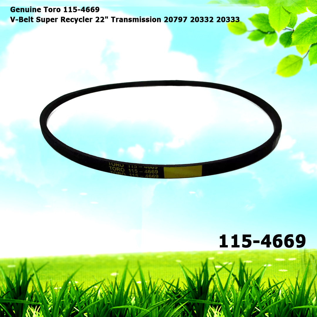 Genuine Toro 115-4669 V-Belt Recycler 22″ Transmission 20797 20332 ...
