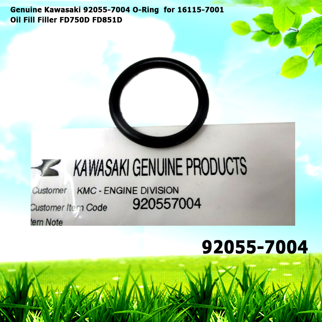 Genuine Kawasaki 92055-7004 O-Ring for 16115-7001 Oil Fill Filler ...